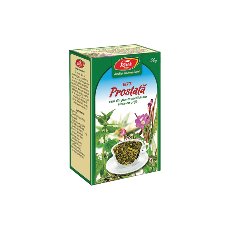Ceai Prostata, G73, 50 g, Fares - Farmacia Helena