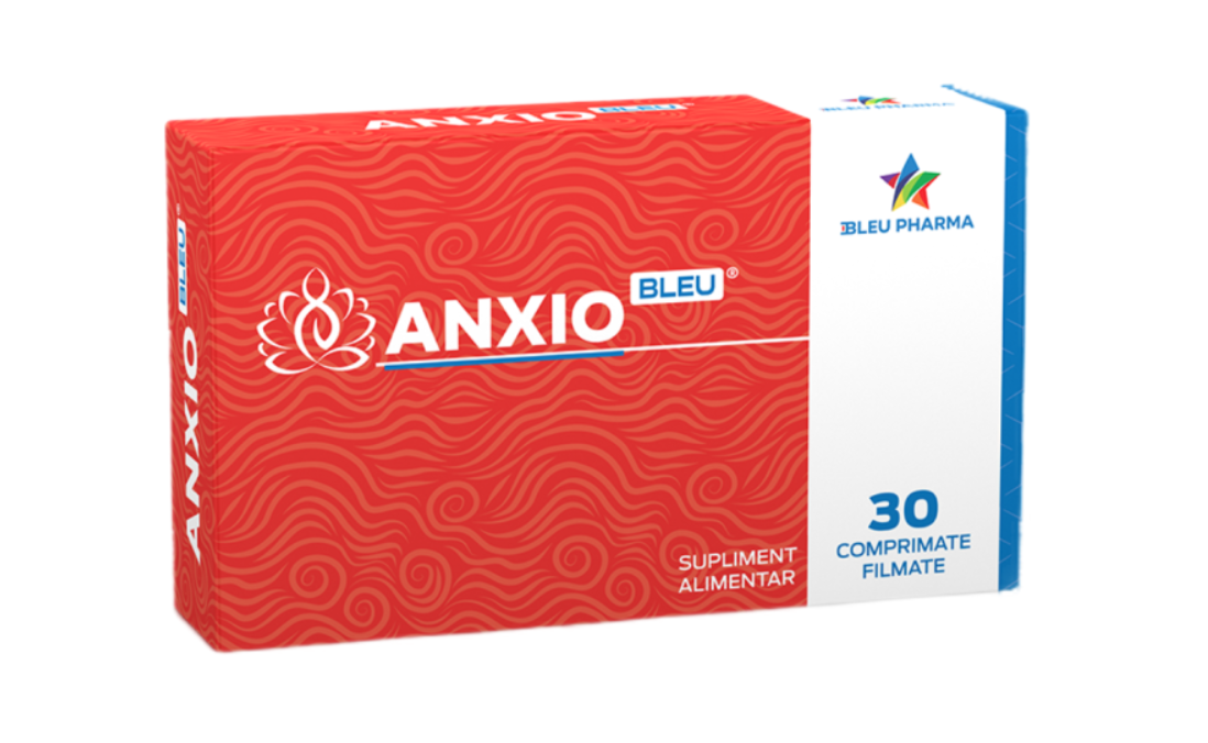 AnxioBleu, 30 comprimate, Bleu Pharma - Farmacia Helena
