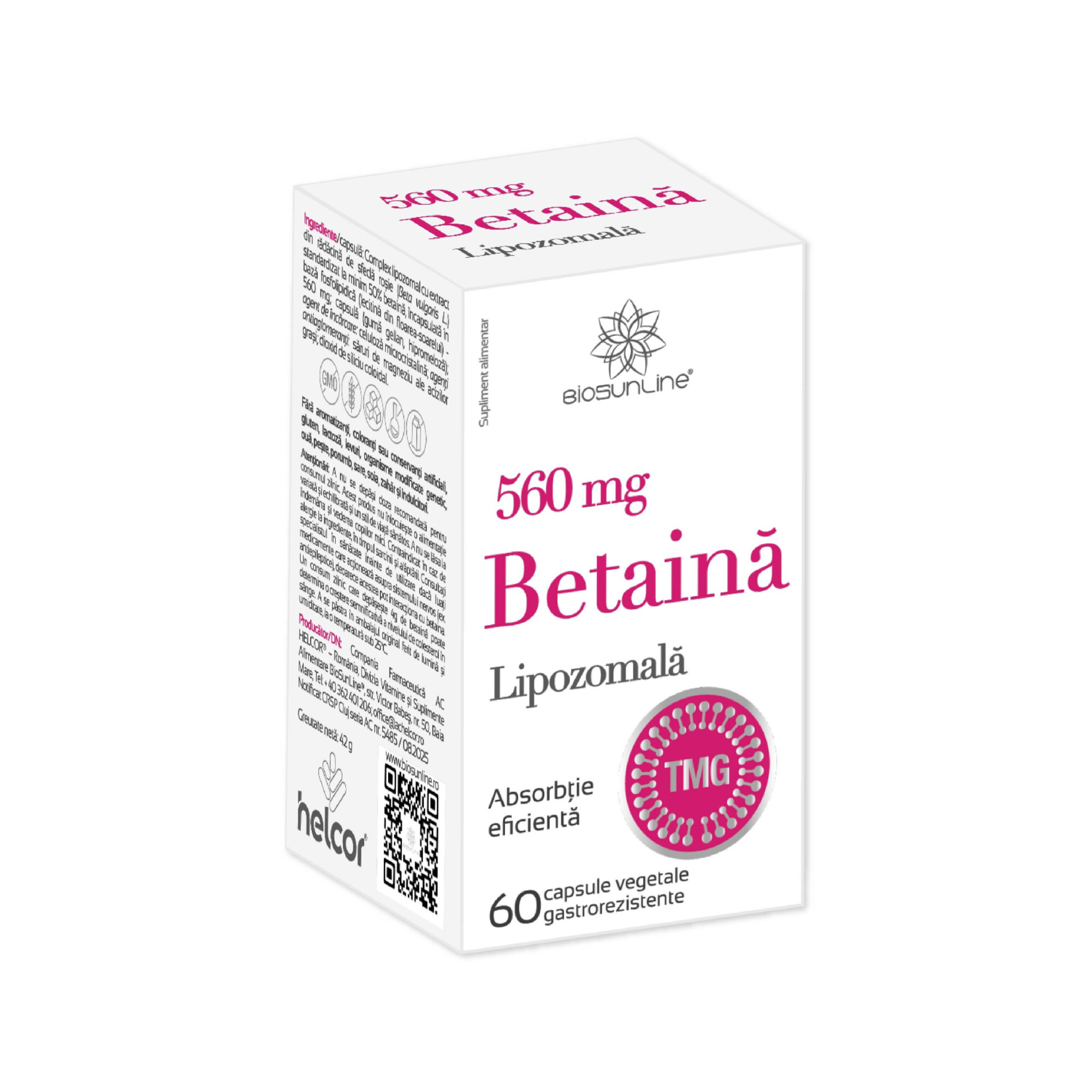 Betaina Lipozomala – Absorbtie crescuta si biodisponibilitate ...