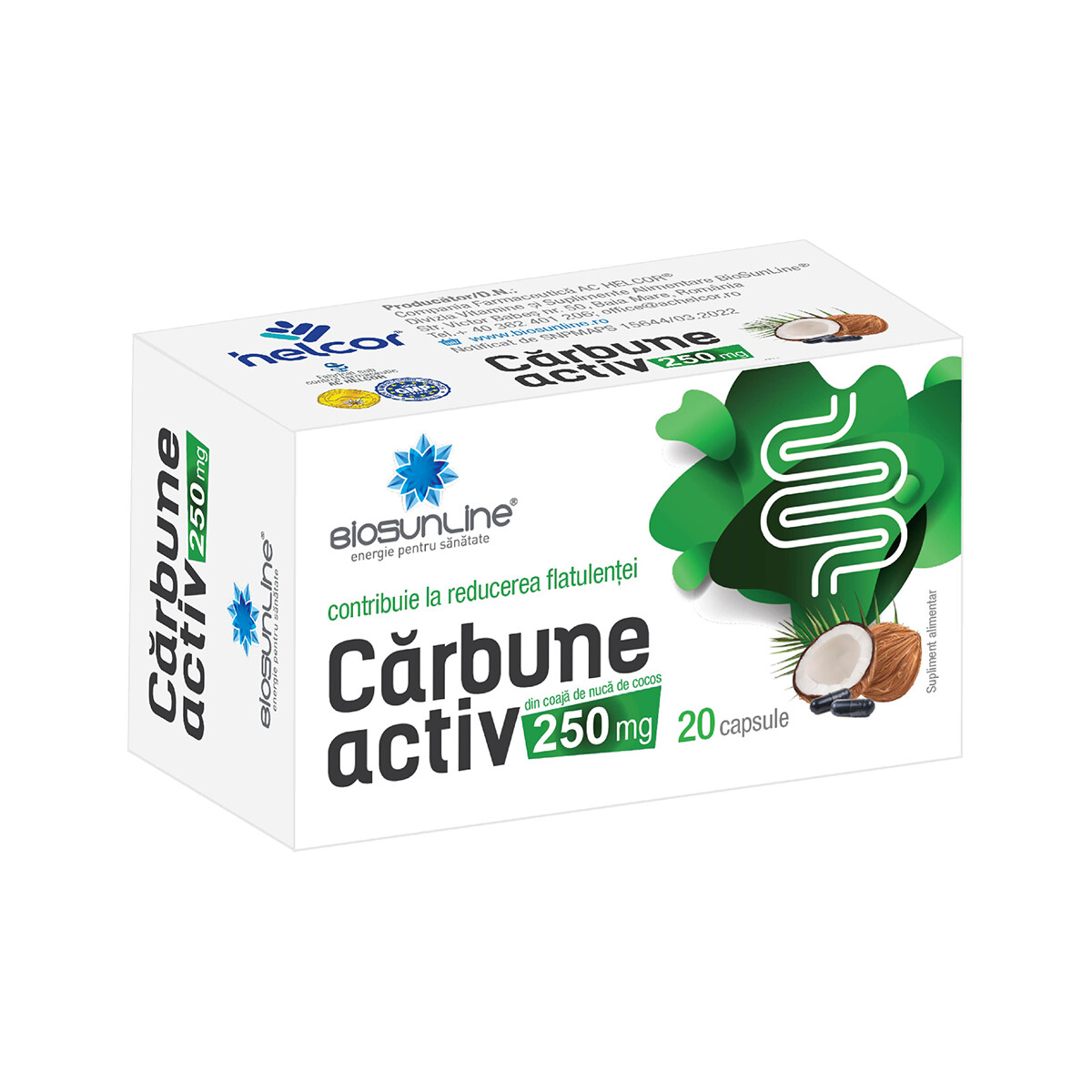 Carbune activ 250 mg - Farmacia Helena