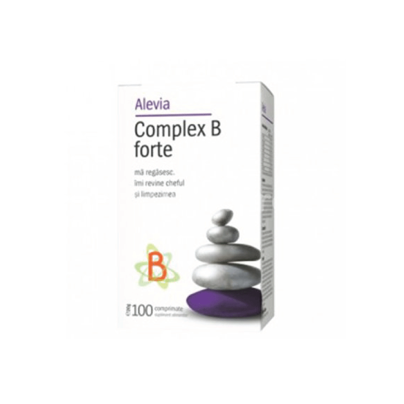 Complex B Forte, 100 capsule, Alevia - Farmacia Helena