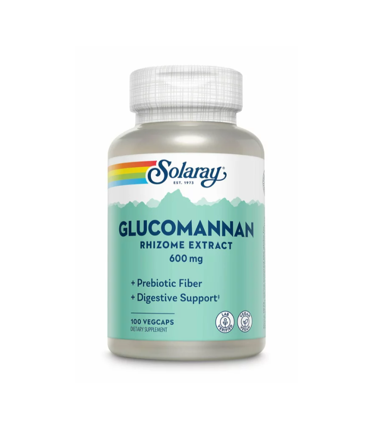 Glucomannan 600 mg, 100 capsule, Secom - Farmacia Helena