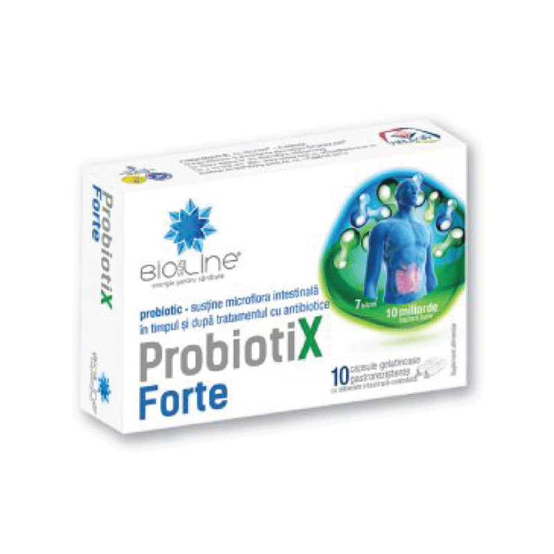 ProbiotiX Forte, 10 capsule enterosolubile, BioSunLine - Farmacia Helena