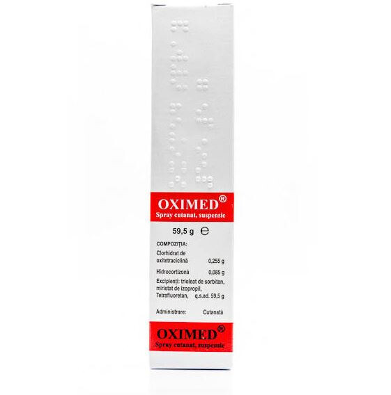 Oximed spray cutanat, 59,5 g, Mebra - Farmacia Helena