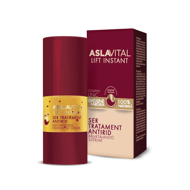 Ser tratament antirid AslaVital, 15 ml, Farmec - Farmacia Helena