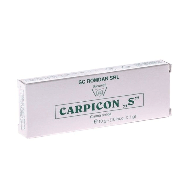 Carpicon S – Supozitoare, 10 g, Romdan - Farmacia Helena