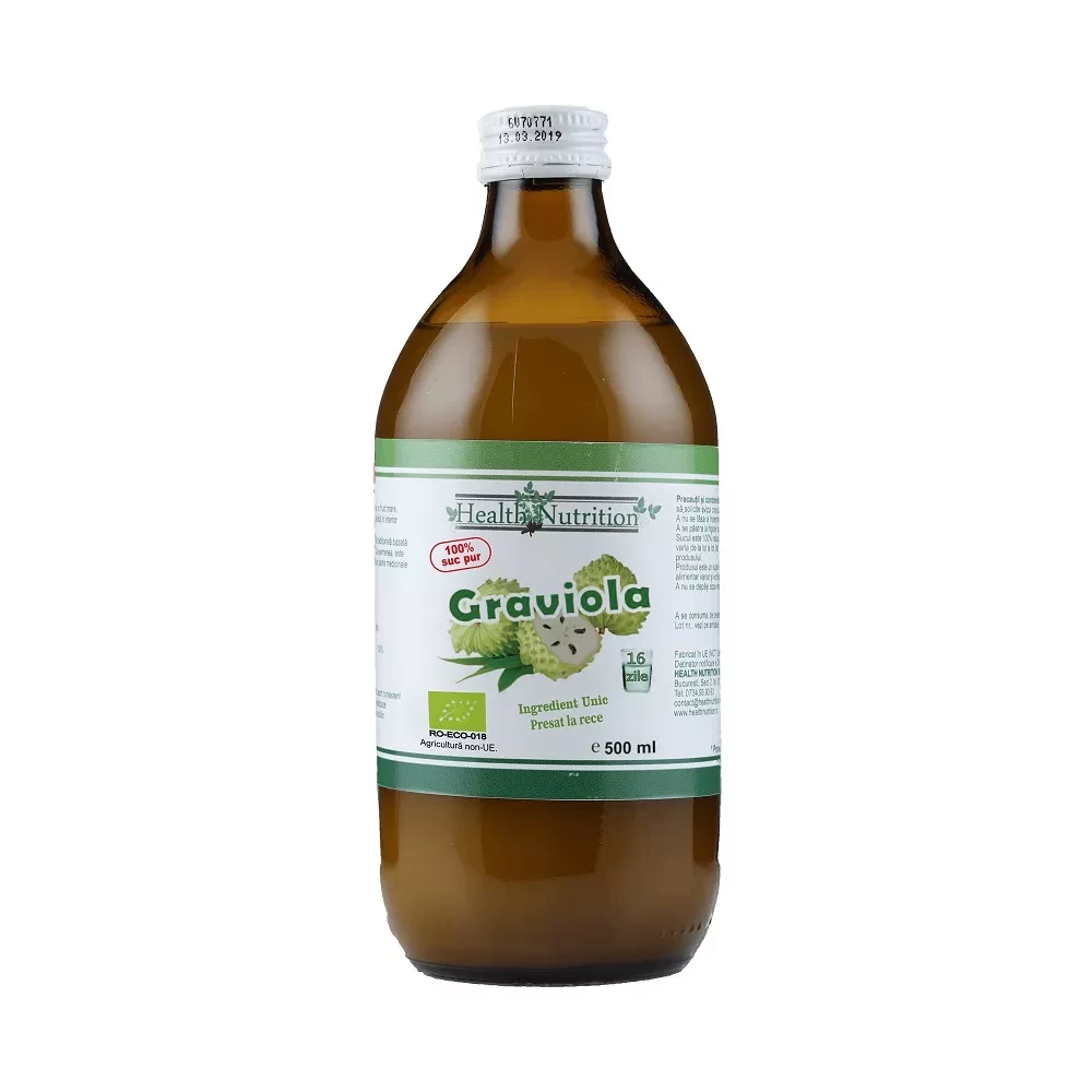 Graviola Pur Bio 500ml, Health Nutrition - Farmacia Helena
