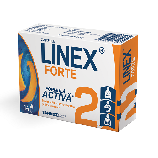 Linex Forte, 14 capsule, Sandoz - Farmacia Helena