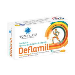 Deflamil, 30 comprimate, BioSunLine - Farmacia Helena