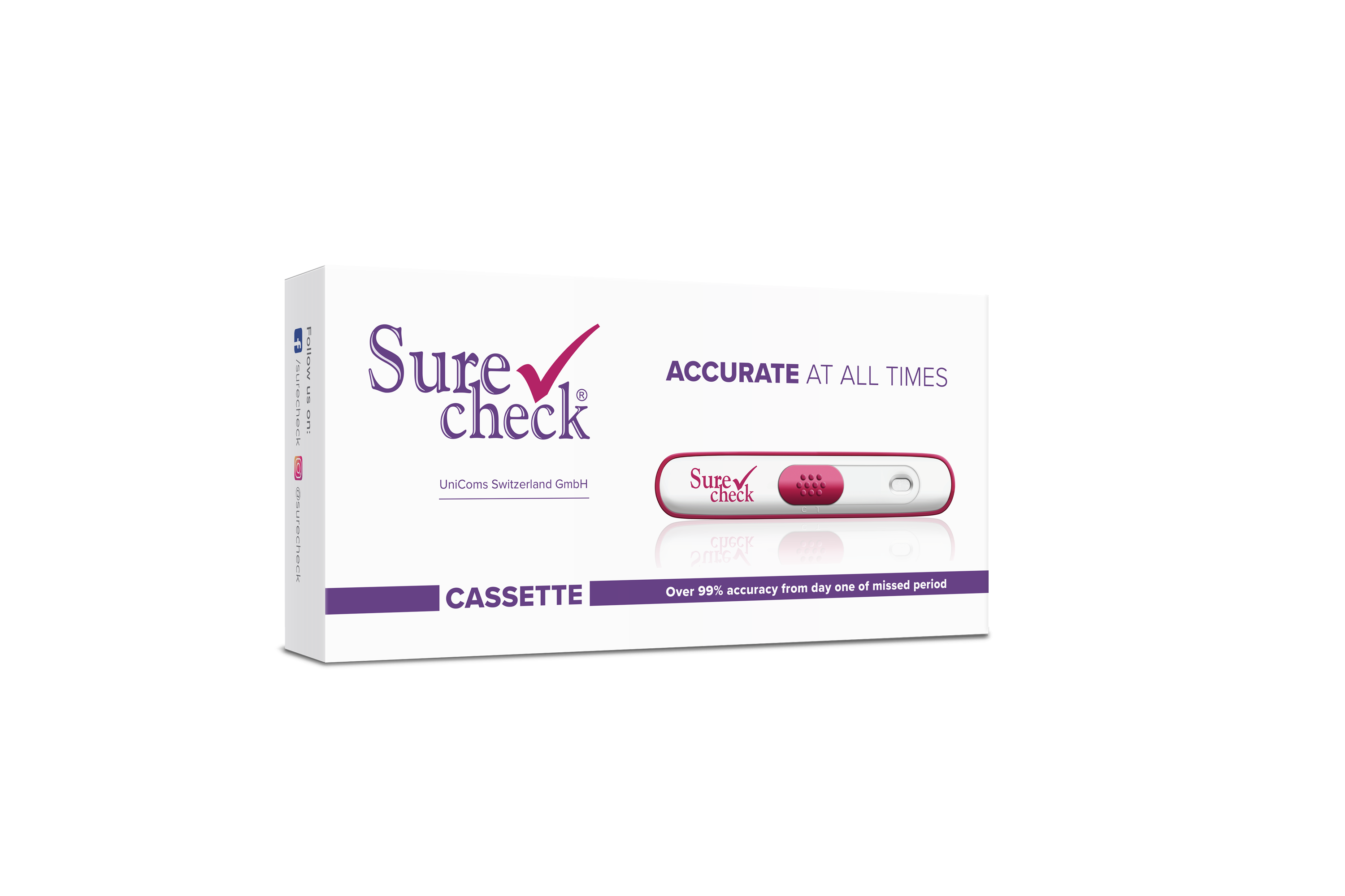 Test de sarcina Sure Check tip caseta - Farmacia Helena